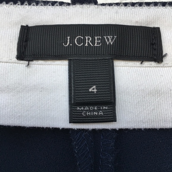 J. Crew | Shorts | Jcrew Navy Blue Crepe Shorts | Poshmark
